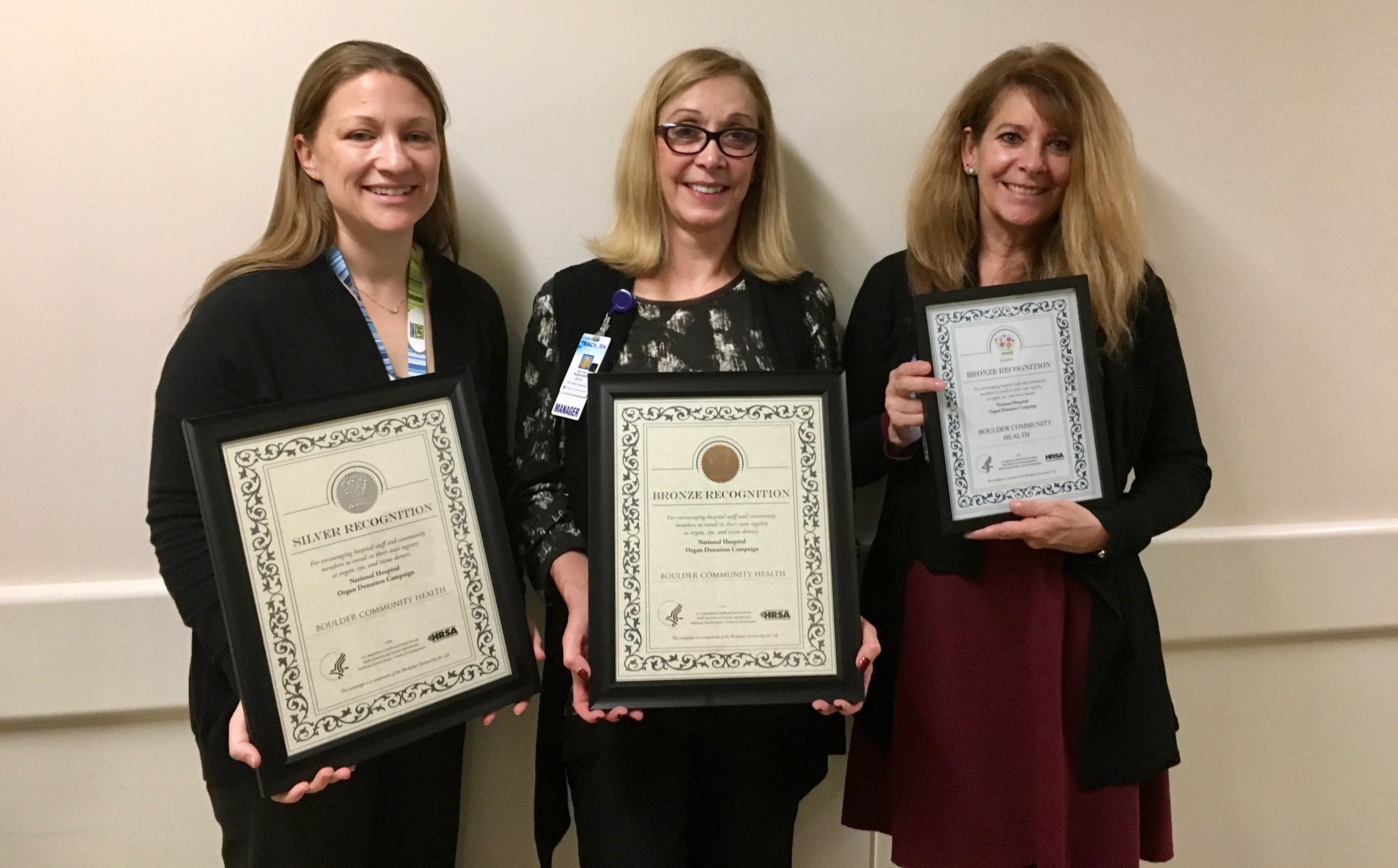 BCH Foothills Hospital Staff Nationally Recognized for Promoting Organ ...