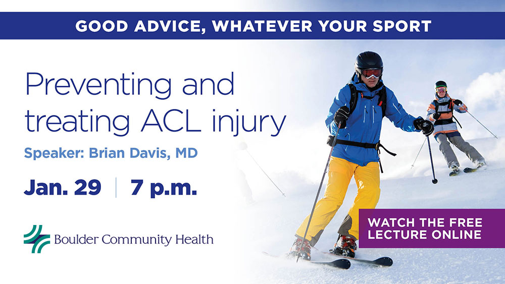 BCH lecture: Preventing and treating ACL injury | Boulder, CO
